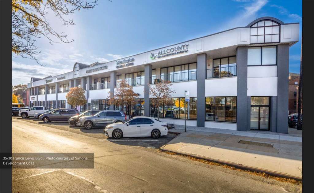 Simone Development Signs North Dermatology at 35-30 Francis Lewis Blvd ...